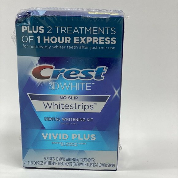 Crest | Other | Crest 3d White Whitestrips Vivid Plus Teeth Whiten ...
